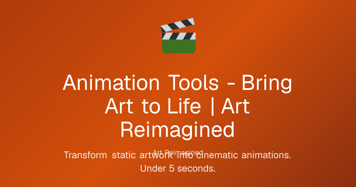Animate Artwork with AI - Depth, Motion & Cinematic Effects | Art ...